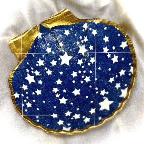 Hand Crafted | Holiday | Hand Crafted Patriotic Clam Shell Trinket Dish ...